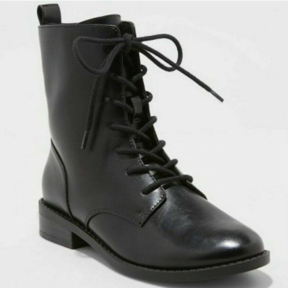 a new day | Shoes | A New Day Womens Luci Refined Laceup Combat Boots ...